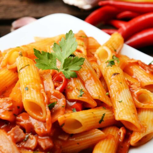 red pasta recipe