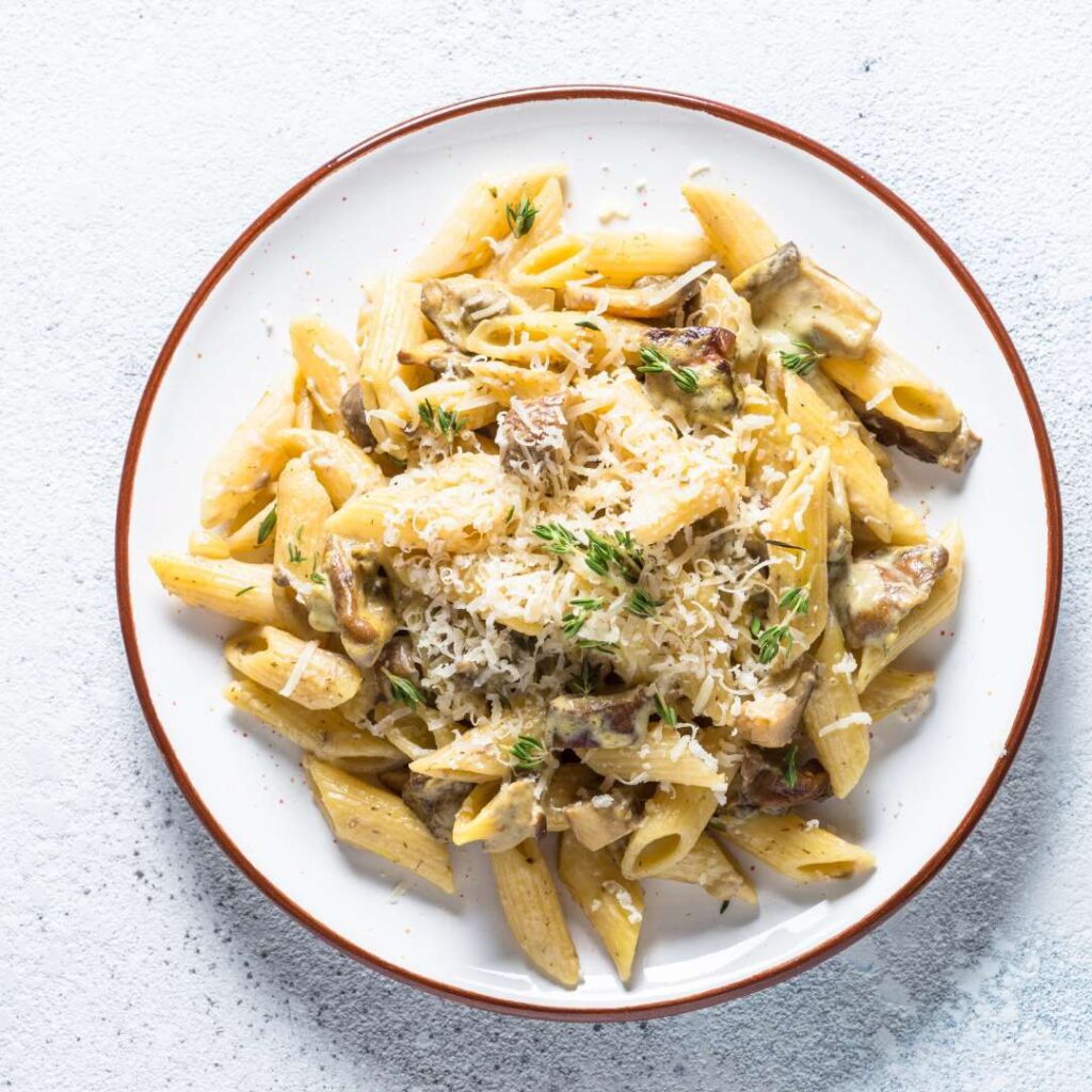 white pasta recipe - Pure N Desi