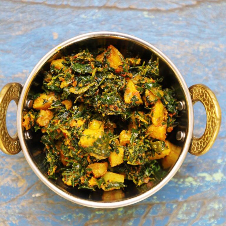 Saag Aloo recipe - Pure N Desi