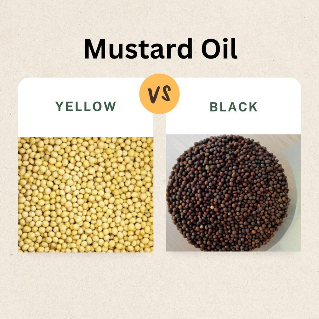 Mustard Oil Yellow vs Black